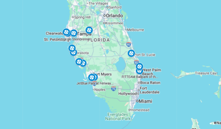 Florida Spring Training Locations 2026: Map, Teams & Travel Tips